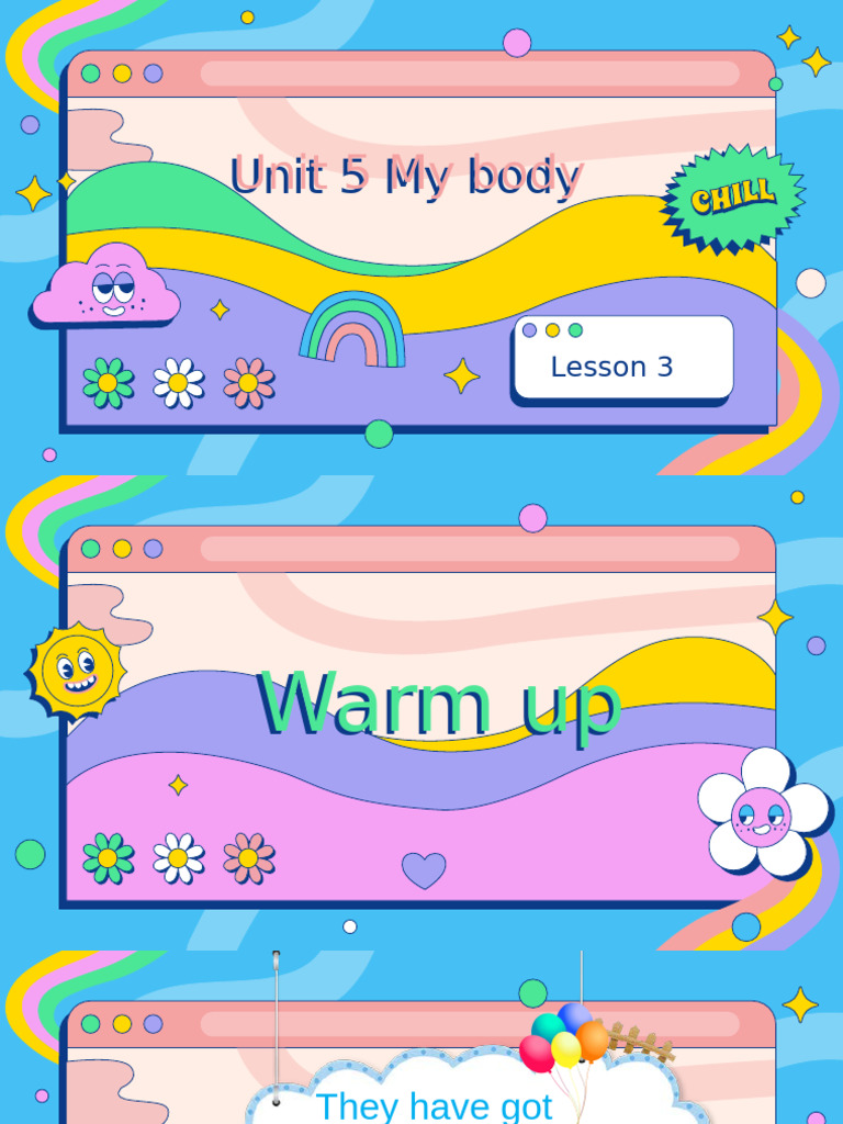 U5 My Body Lesson 3 | PDF