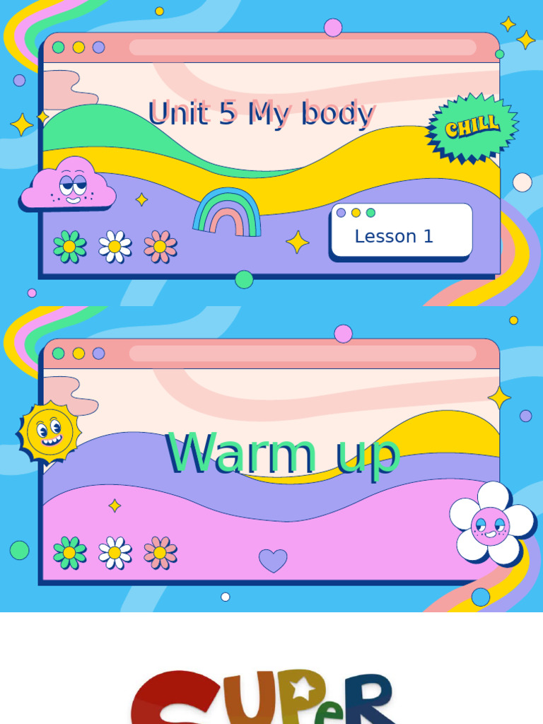 U5 My body Lesson 1 | PDF