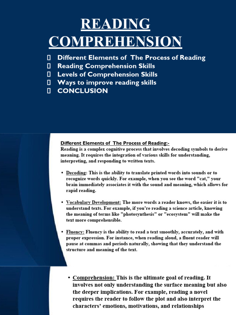 Reading | PDF | Reading Comprehension | Psychology