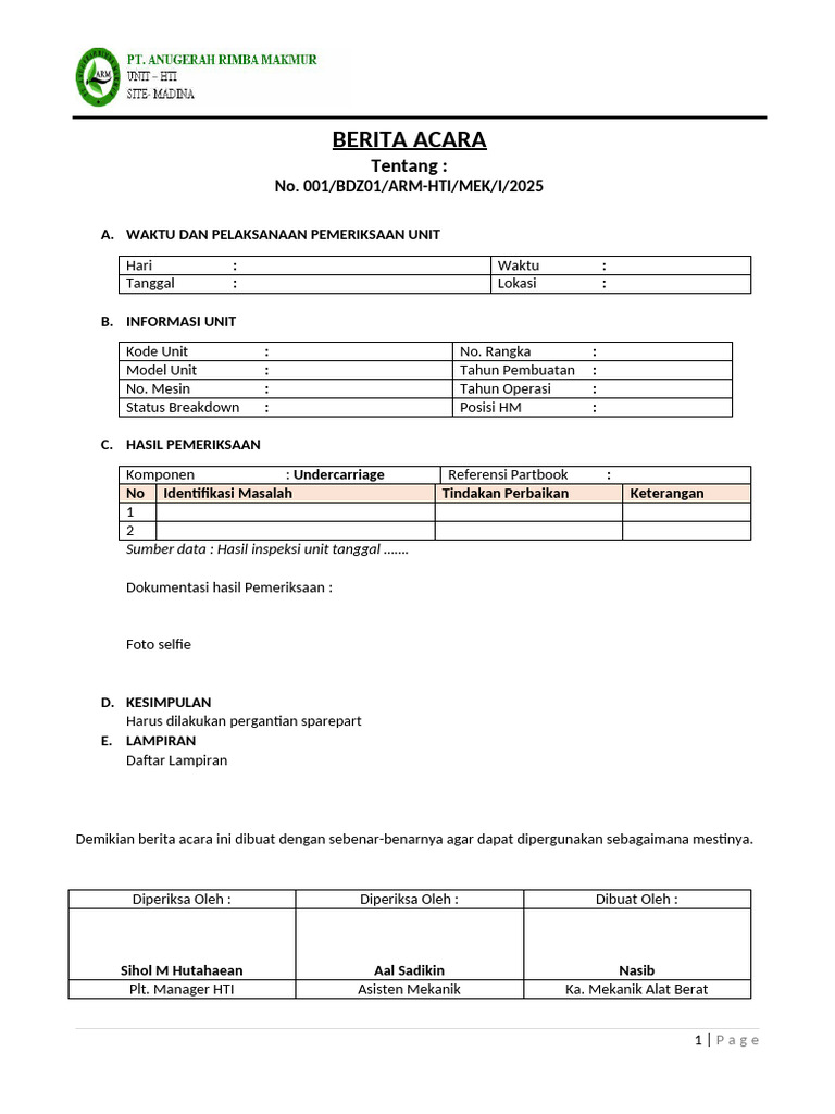 Form Ba | PDF