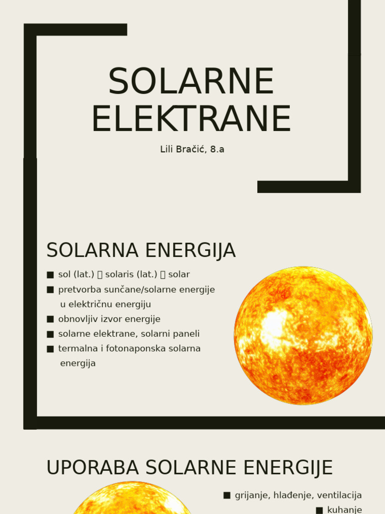 solarne elektrane | PDF