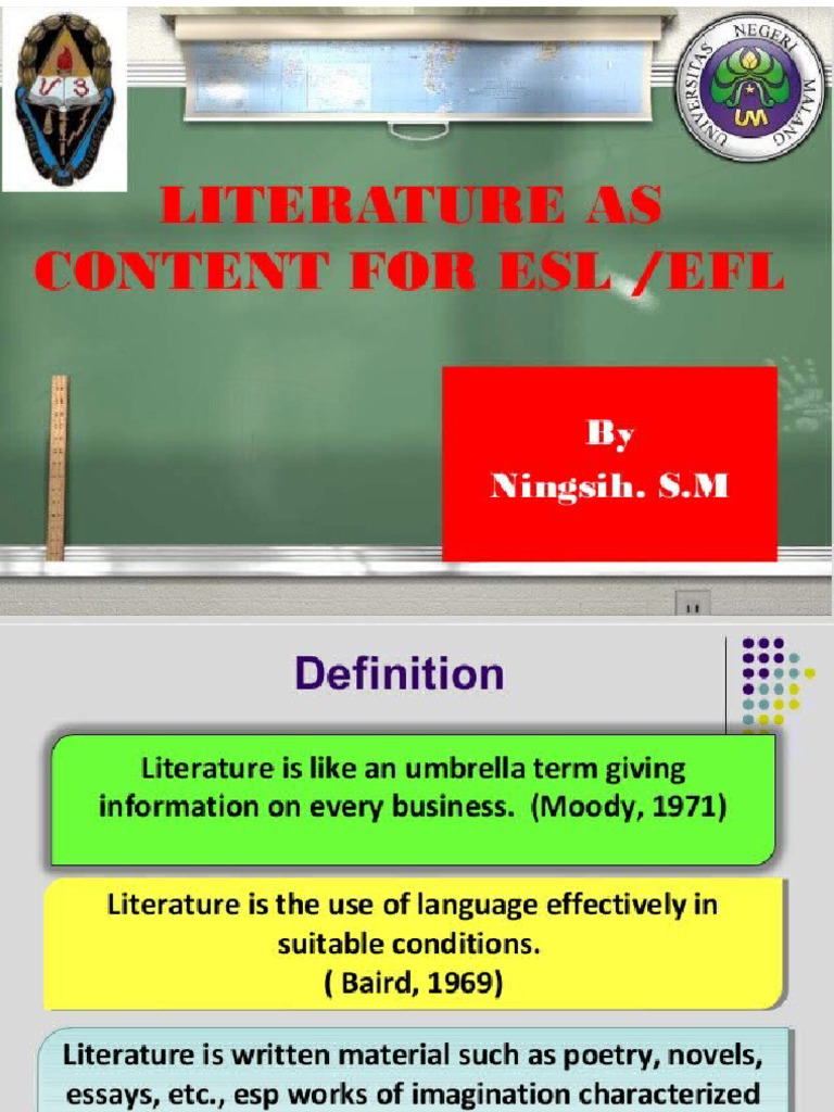 Teaching English Through Literature | PDF