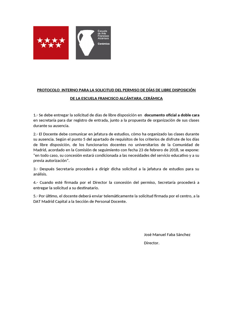 Protocolo Interno (6) | PDF