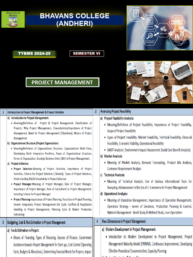 TYBMS PM 00 Syllabus 2024-25 | PDF