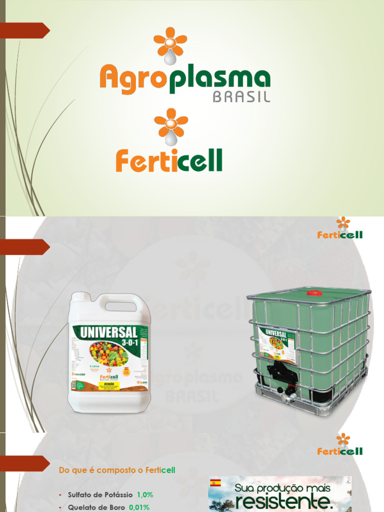 Benefícios do Ferticell para Culturas | PDF | Proteínas | Aminoácido