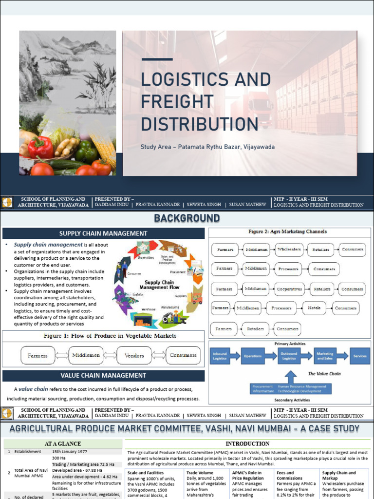 Logistics And Freight Distribution Study Pdf Logistics Supply Chain