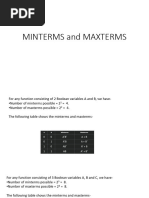Lecture 3 Minterms and Maxterms | PDF | Boolean Algebra | Teaching Mathematics