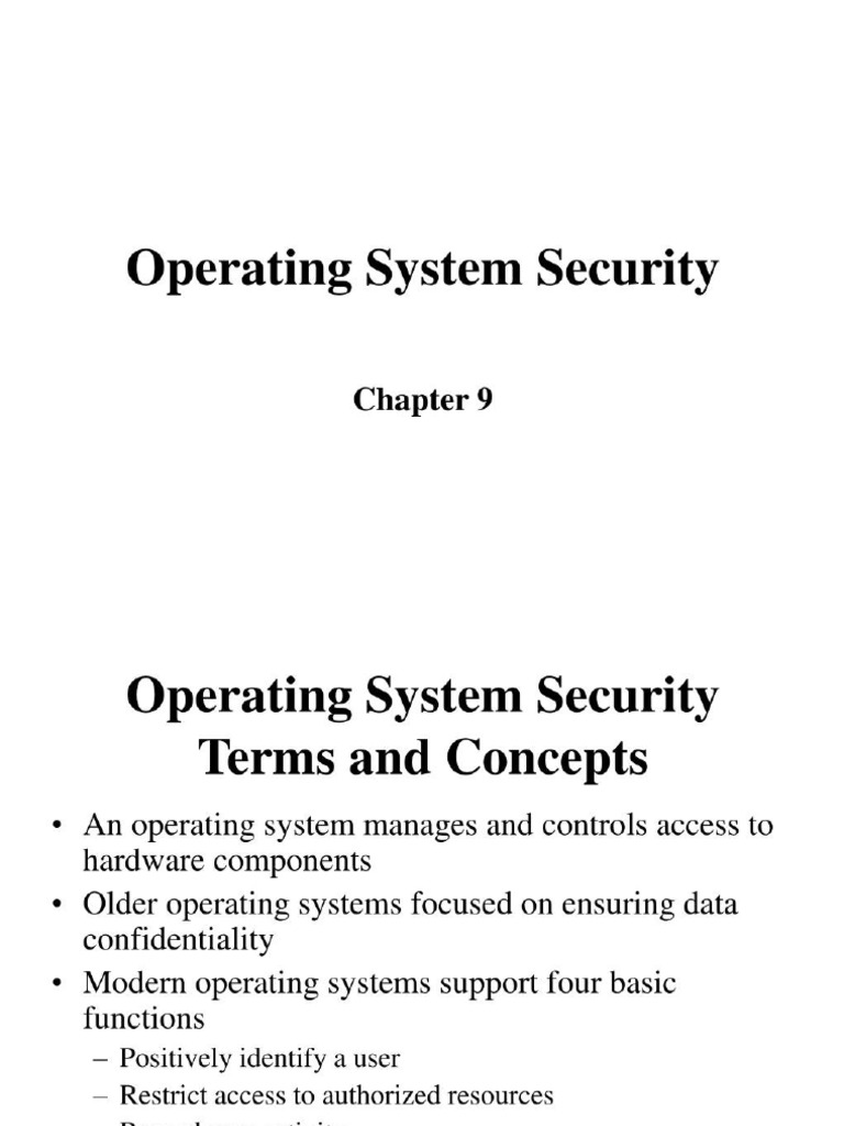 Os Sec | PDF
