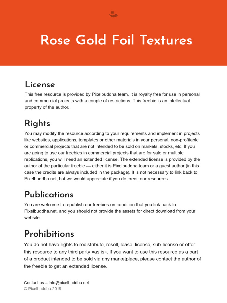 Free Rose Gold Foil Textures Guide | PDF