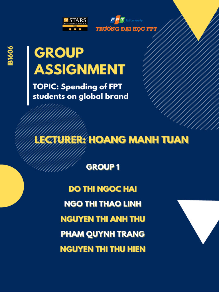 MAS202 - IB1606 - Group 1 | PDF | Survey Methodology | Brand