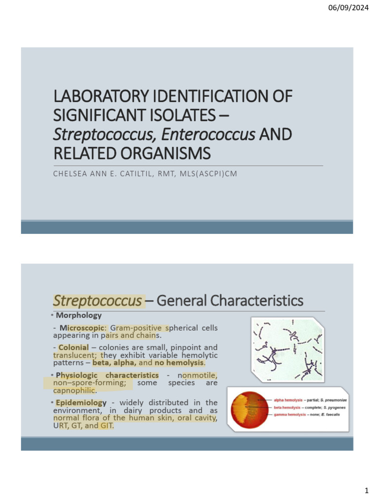 Module 10 Laboratory Identification of Significant Isolates ...