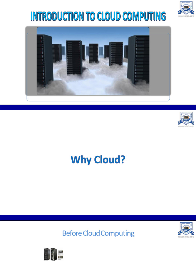 Cloud Computing Unit 1 Ppt | PDF | Cloud Computing | Virtualization