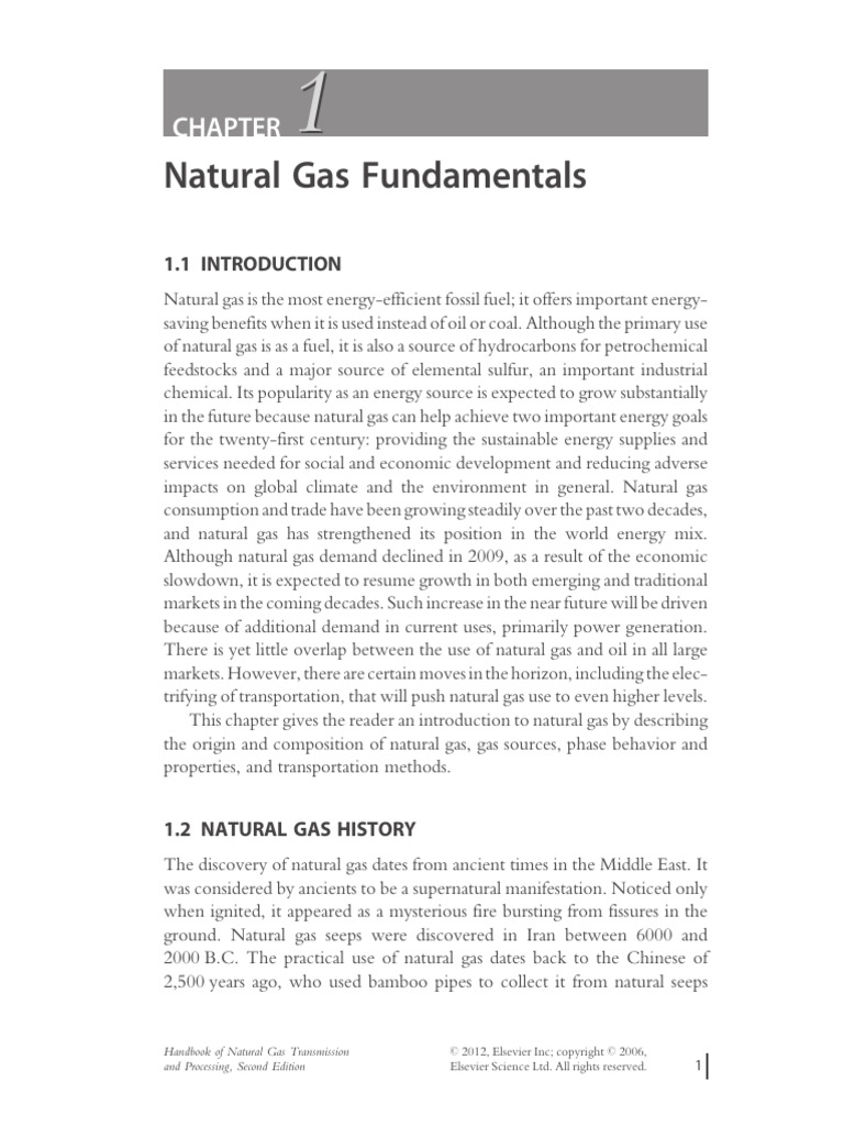 Natural Gas Fundamentals | PDF