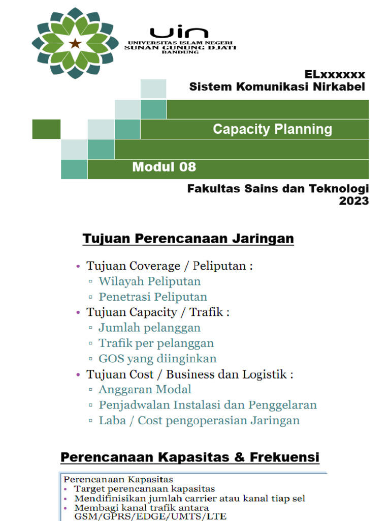 M08 Capacity Planning | PDF