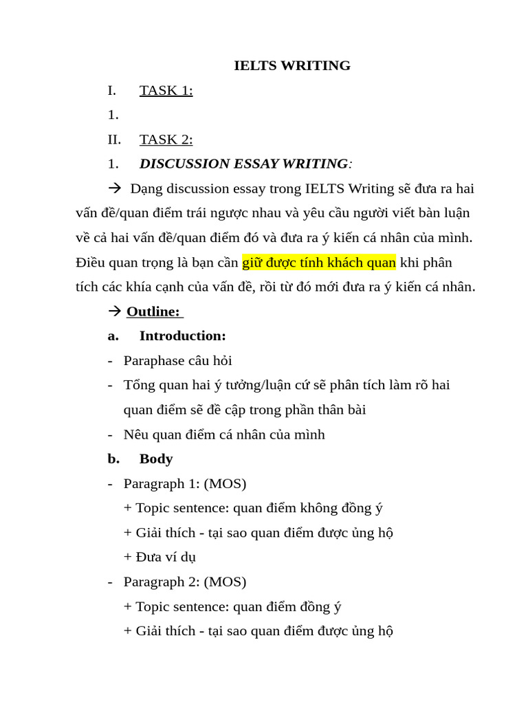 IELTS WRITING STRUCTURES | PDF