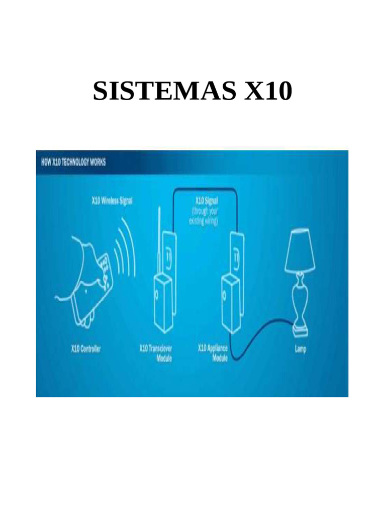 Sistemas X10: Control Eléctrico Eficiente | PDF | Ingenieria Eléctrica ...