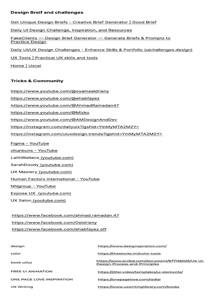 Design Breif and Challenges | PDF