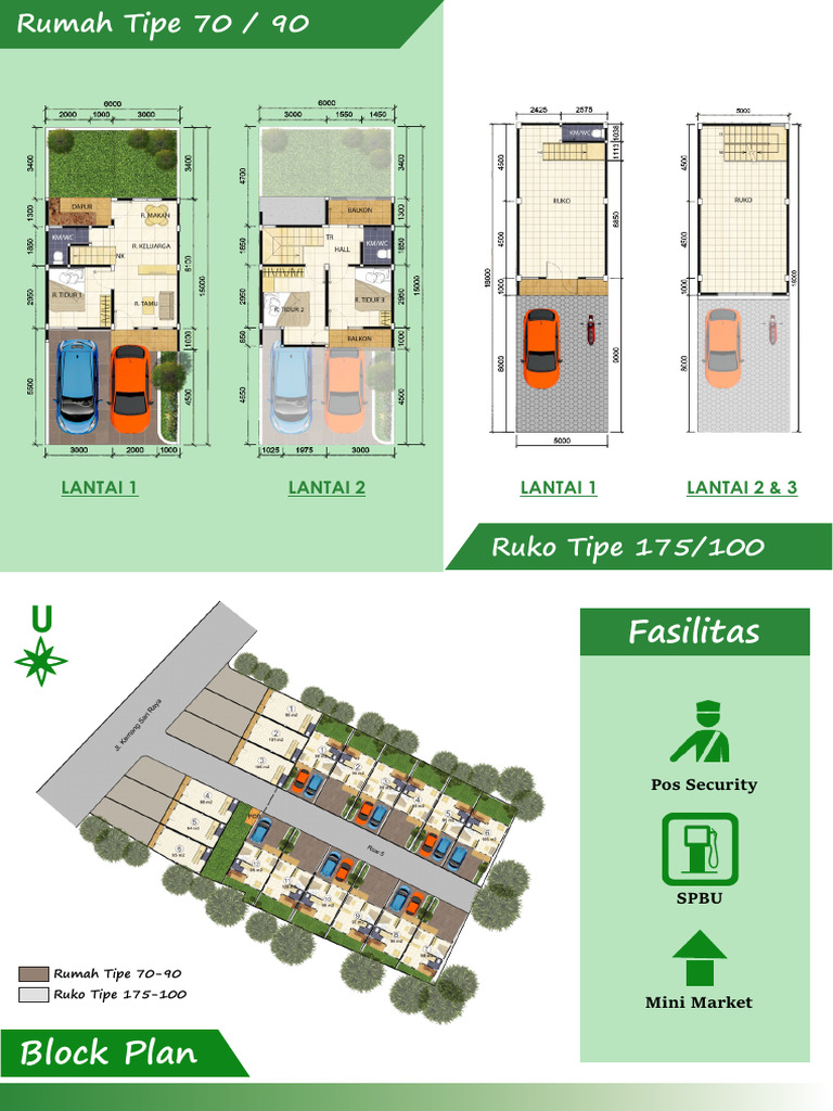 Rumah Tipe 70/90 dan Ruko Tipe 175/100 | PDF