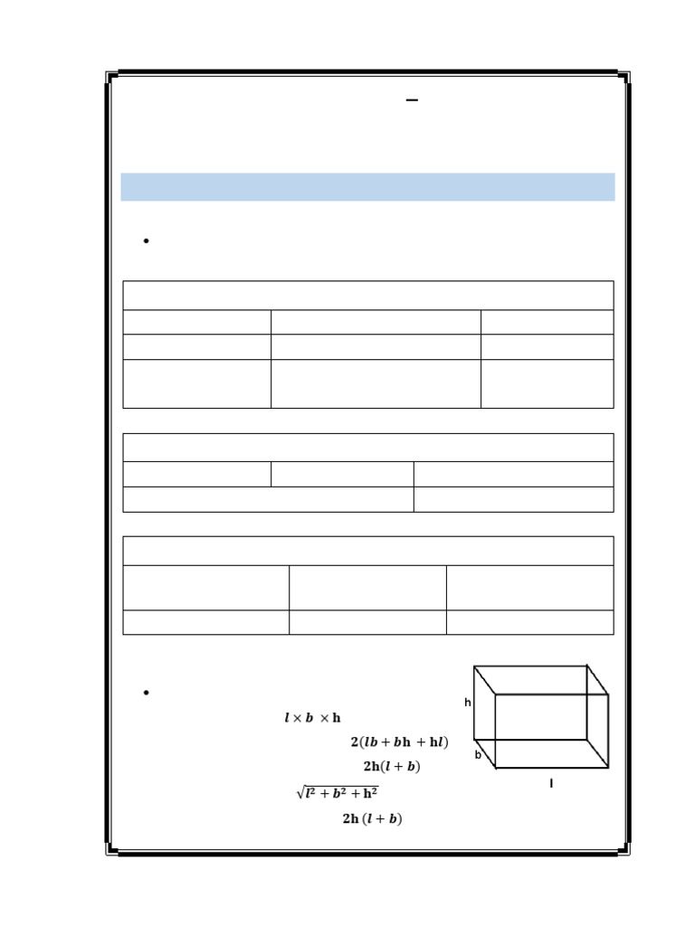 Ix Maths Revision Assignment-Ch 12 Surface Area and Volume | PDF | Sphere | Volume