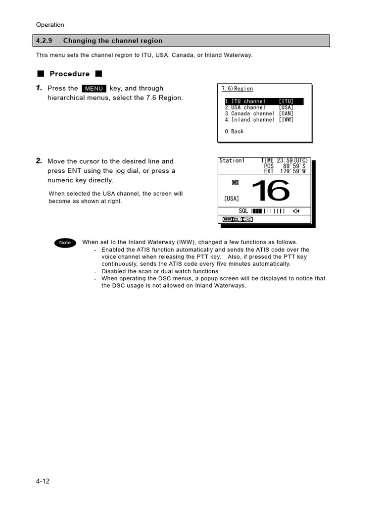 JHS-770S-780D Instruction Usa Channels | PDF