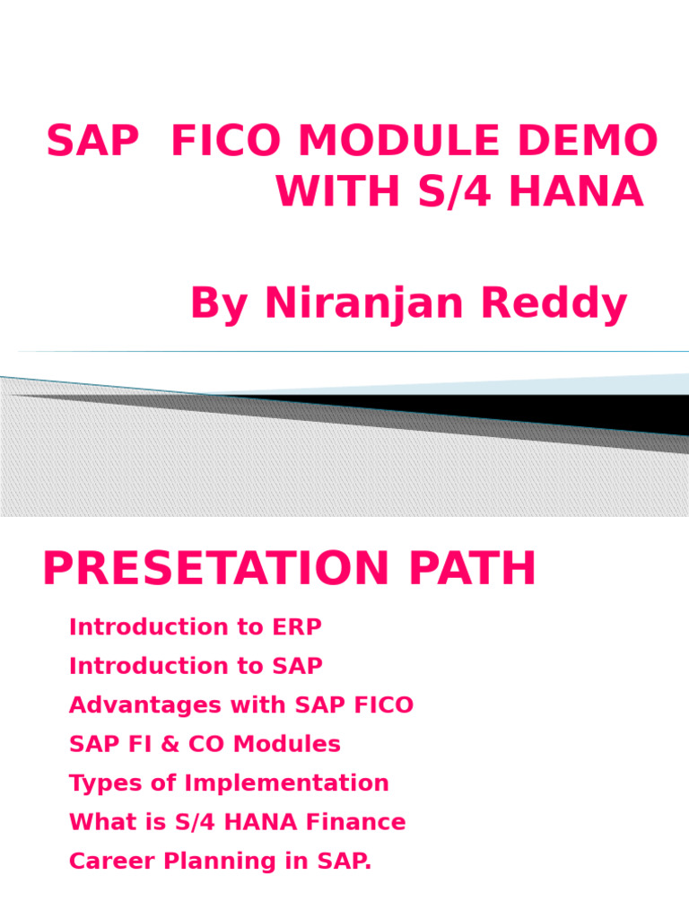 SAP FICO S/4 HANA Demo Guide | PDF | Enterprise Resource Planning ...