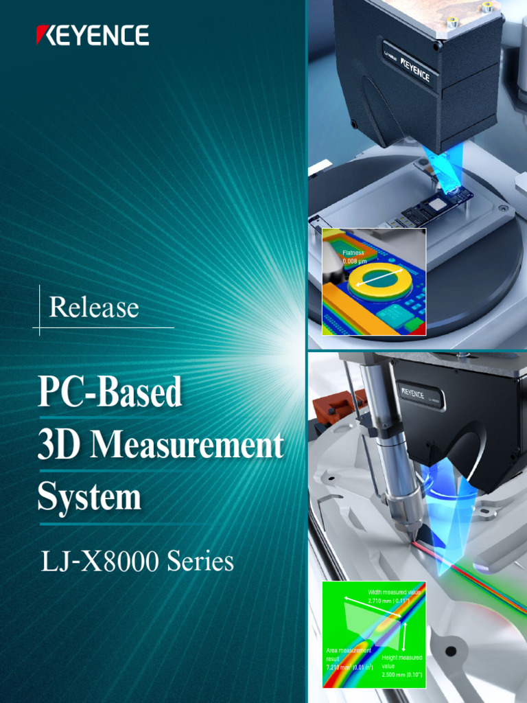 PC-Based 3D Measurement System LJ-X8000 Series | PDF | Computer Engineering | Computing