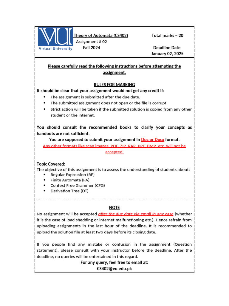 Fall 2024 - CS402 - 2 | PDF