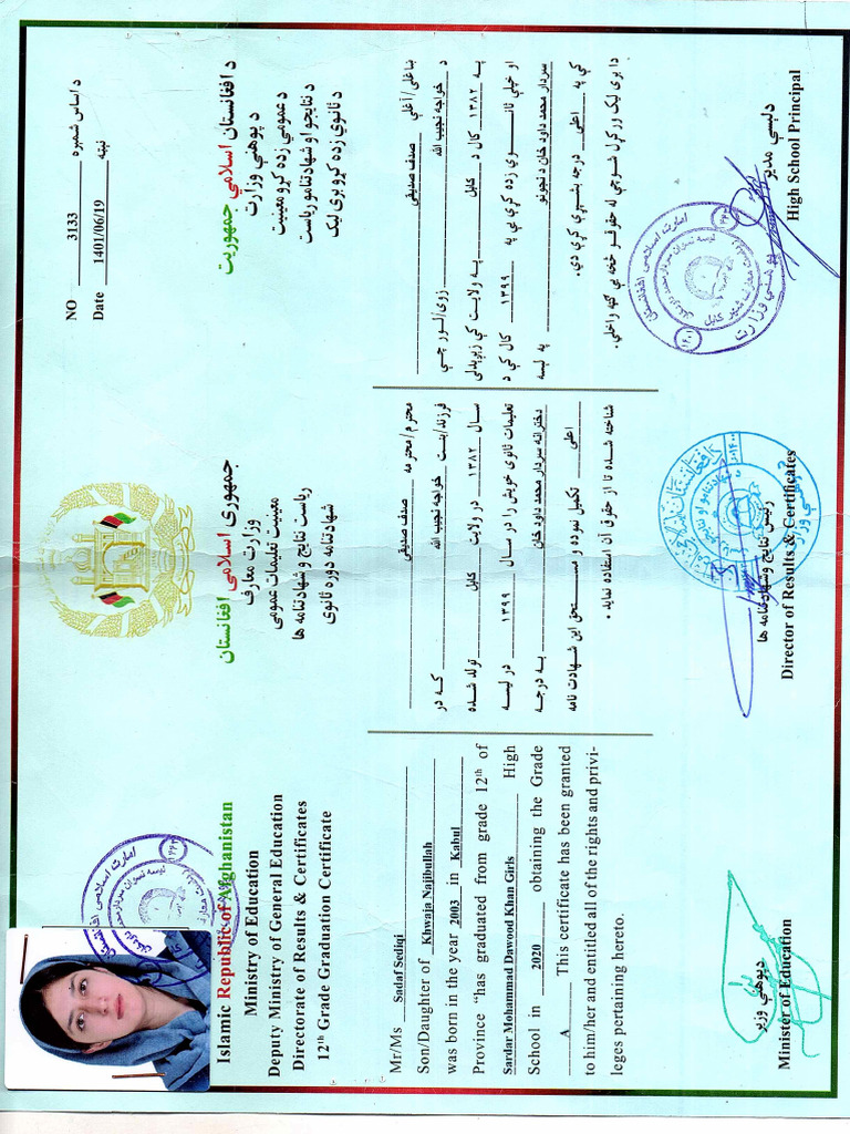 School Graduation Certificate | PDF