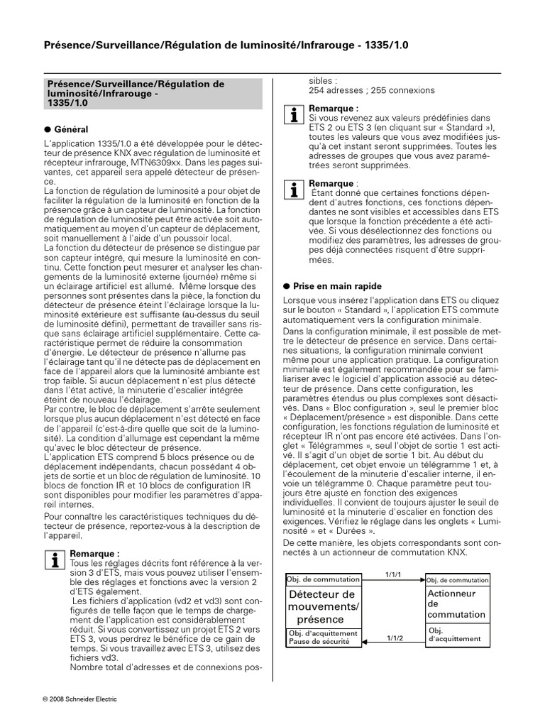 Détecteur de présence MTN630919 | PDF | Infrarouge | Radiation ...