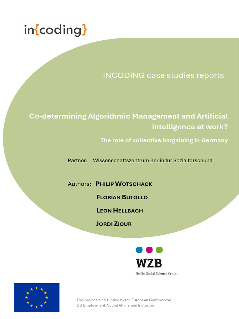 Germany National Report INCODING | PDF | Artificial Intelligence | Intelligence (AI) & Semantics