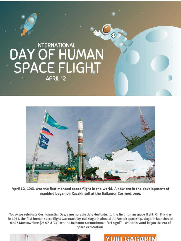 First Human Space Flight History | PDF