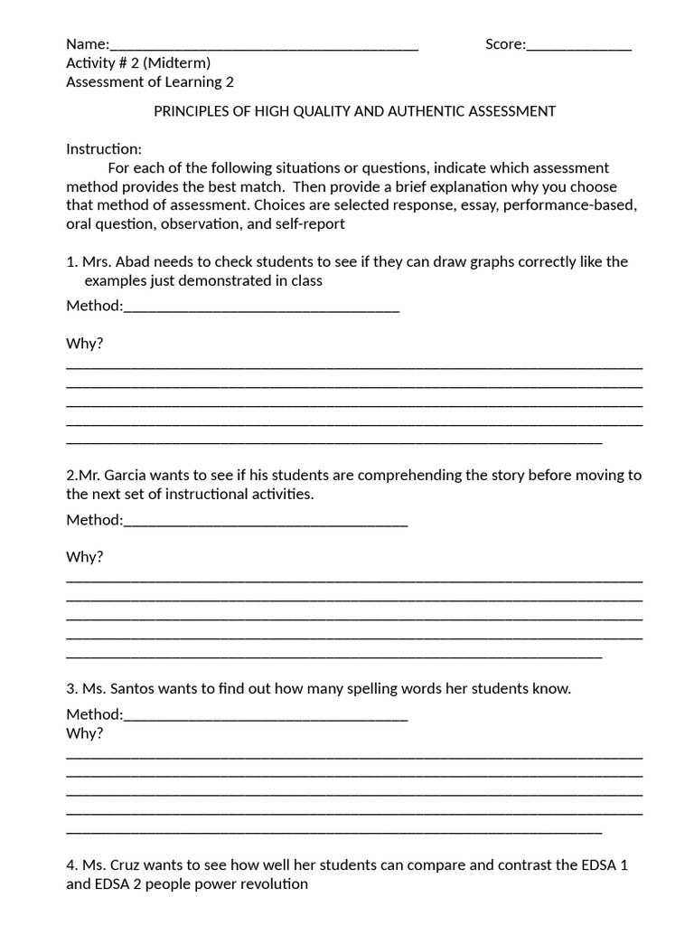 Assessment 2 ACTIVITY 2 (Midterm) | PDF | Human Communication | Cognitive Psychology