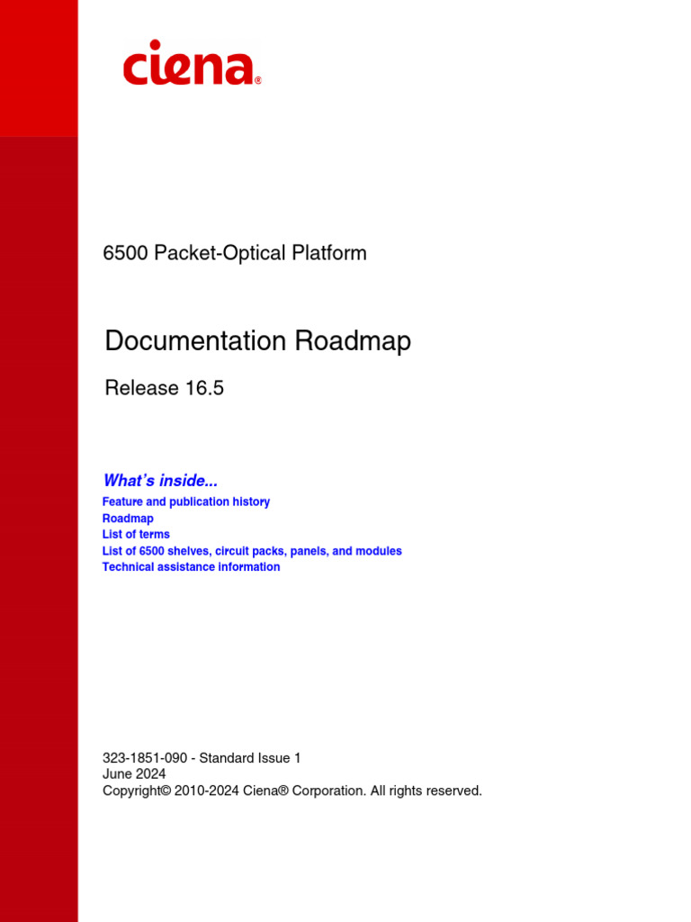 323-1851-090_(6500_R16.5_Roadmap)_Issue1 | PDF | License | Legal Liability