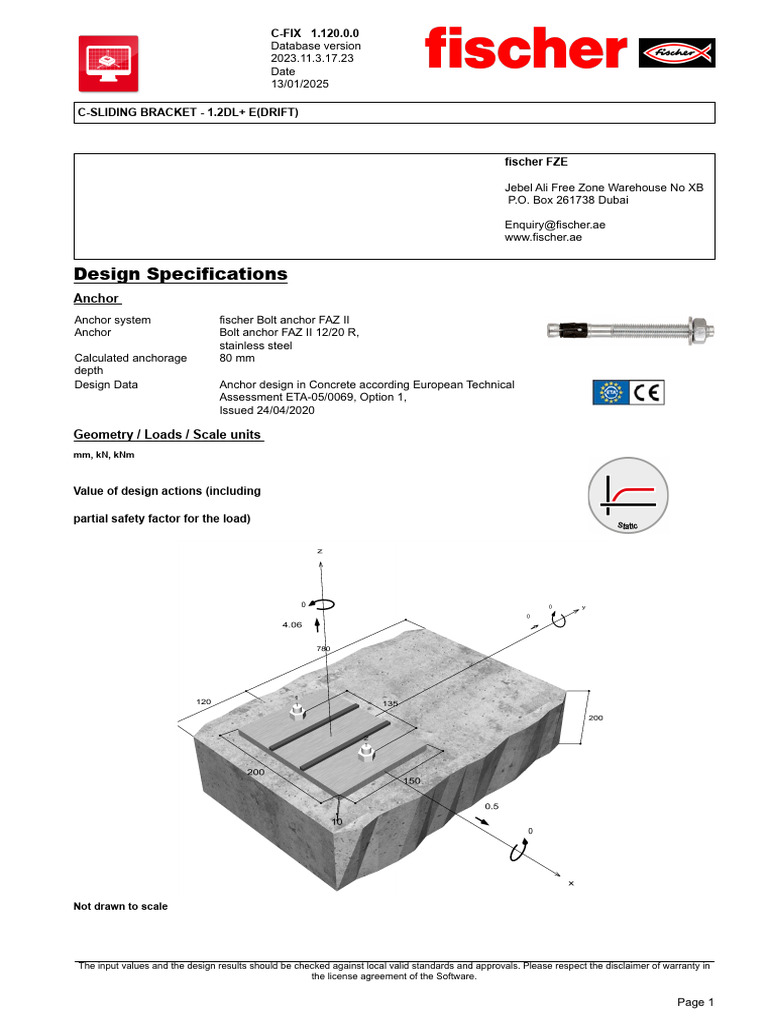 C-Sliding Bracket - 1.2DL+ e (Drift) | PDF | Strength Of Materials ...