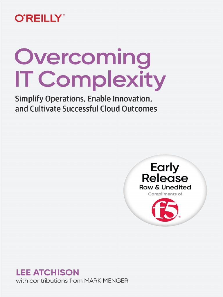 Ref Oreilly Overcoming-It-Complexity | PDF | Software As A Service | Debt