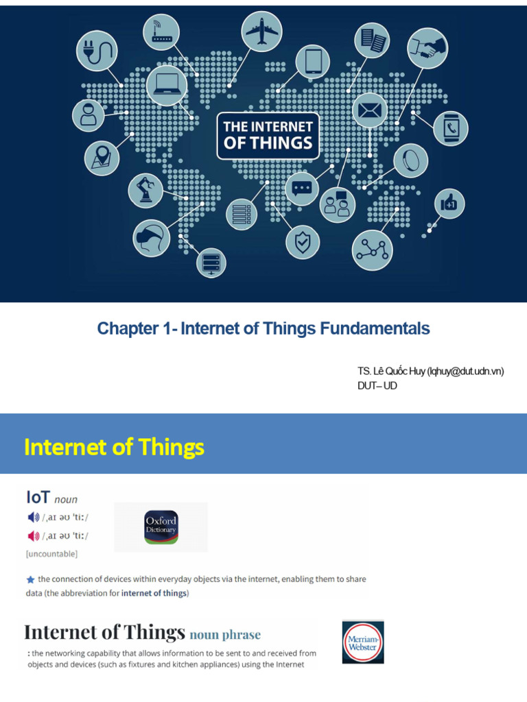 Chapter 1 - Internet of Things Fundamentals (4t) - 8-2023 | PDF ...