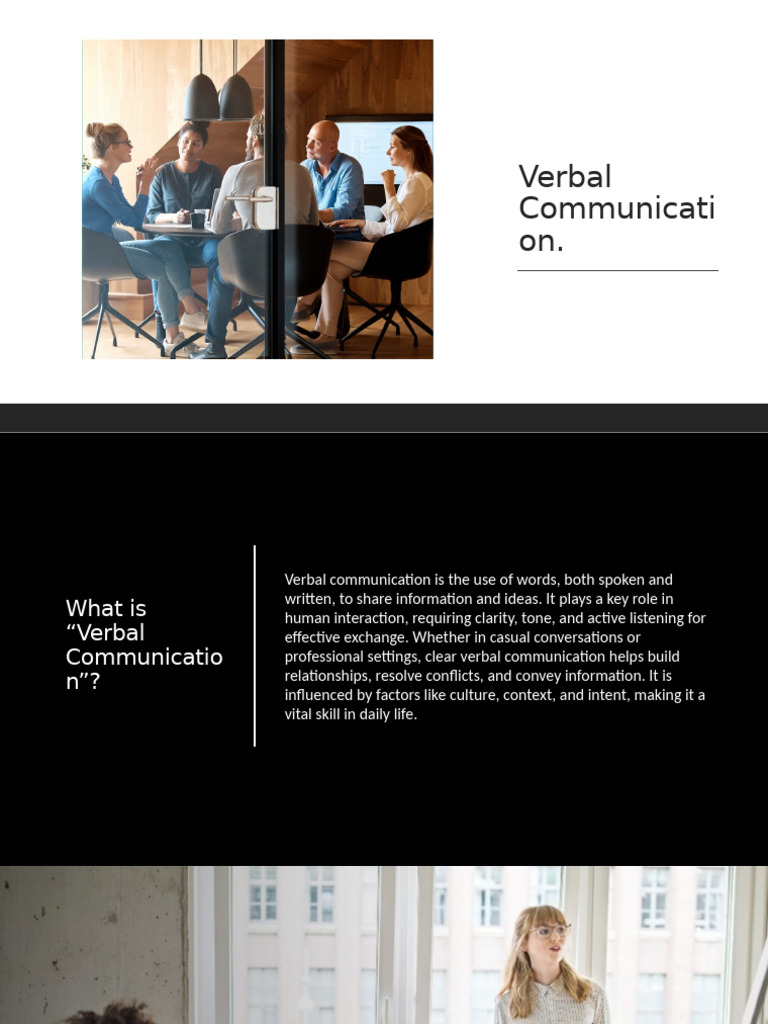 Verbal Communication | PDF