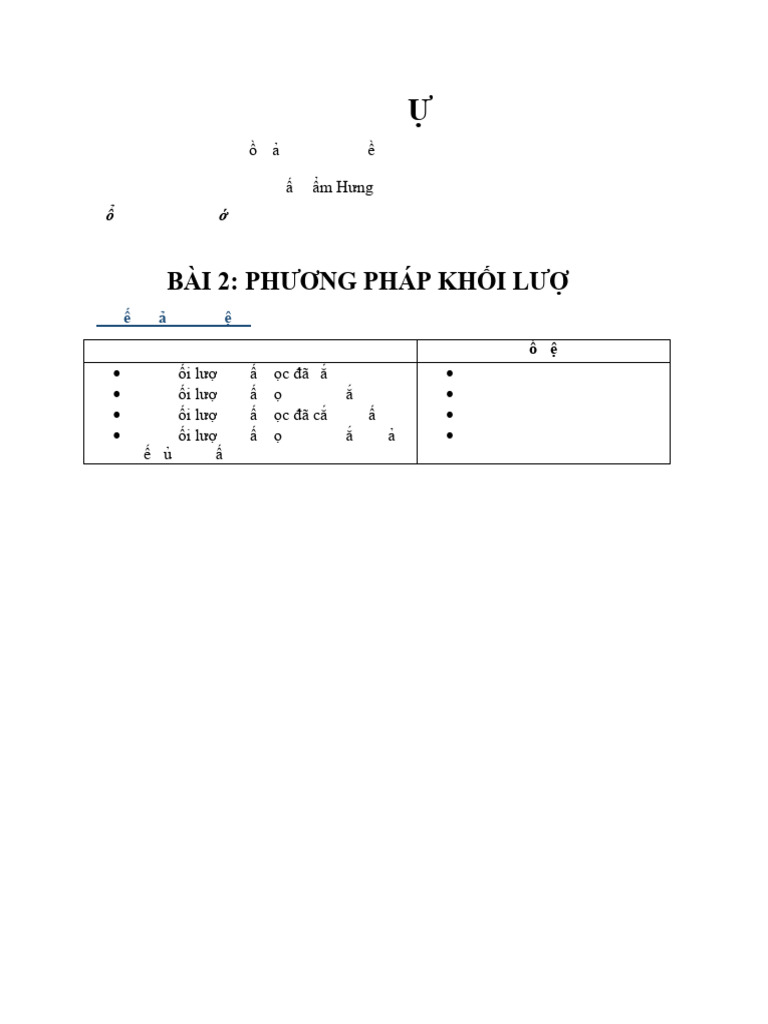 BCTH Hóa Phân Tích | PDF