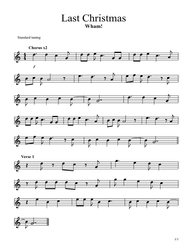 Wham! - Last Christmas | PDF