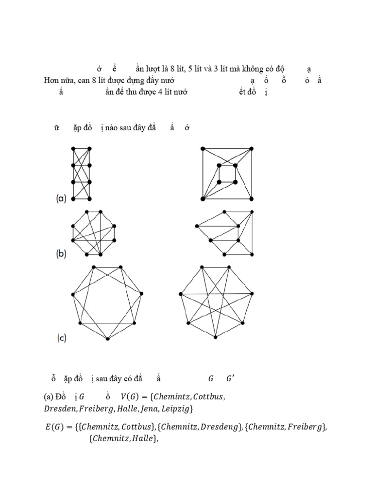 Bai Tap Phan Graph Theory | PDF