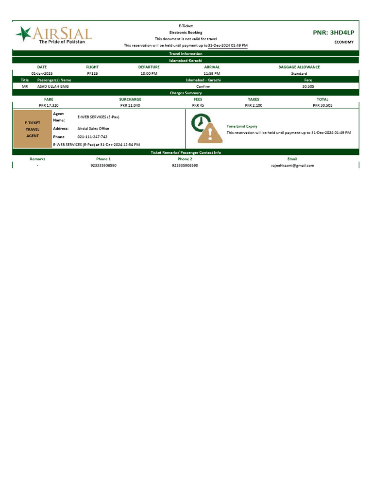 ASAD ULLAH | PDF | Baggage | Debit Card