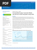 Moody's Default Report October 2024 | PDF | Leverage (Finance) | Moody ...