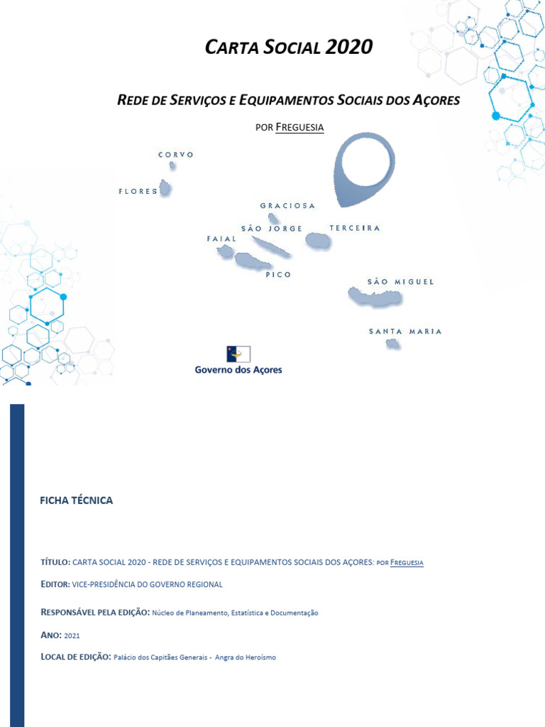 Carta Social 2020 - GRA | PDF | Açores | Governo local