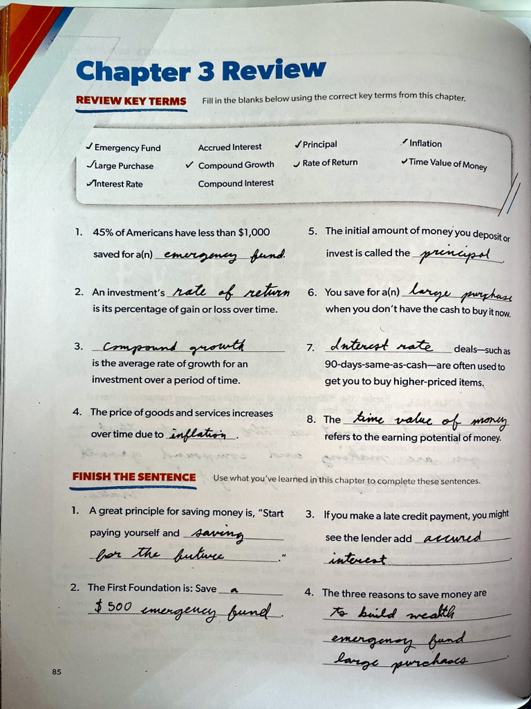 Chapter 3 Review | PDF