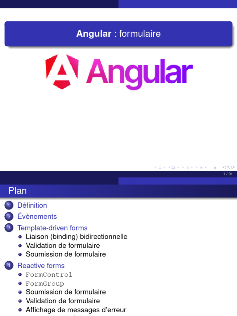 7- Angular Forms | PDF | Informatique | JavaScript