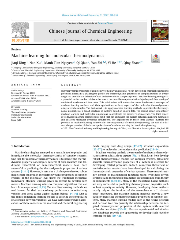 1 s2.0 S1004954120307333 Main | PDF | Force Field (Chemistry) | Support ...