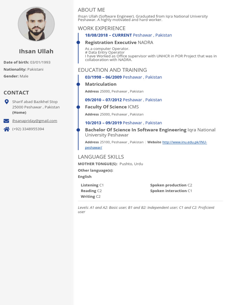 ihsan CV | PDF