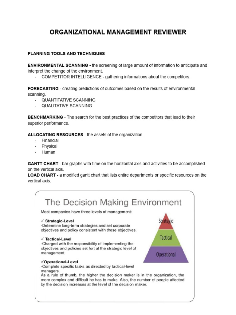 Organizational Management Tools & Techniques | PDF | Leadership | Business