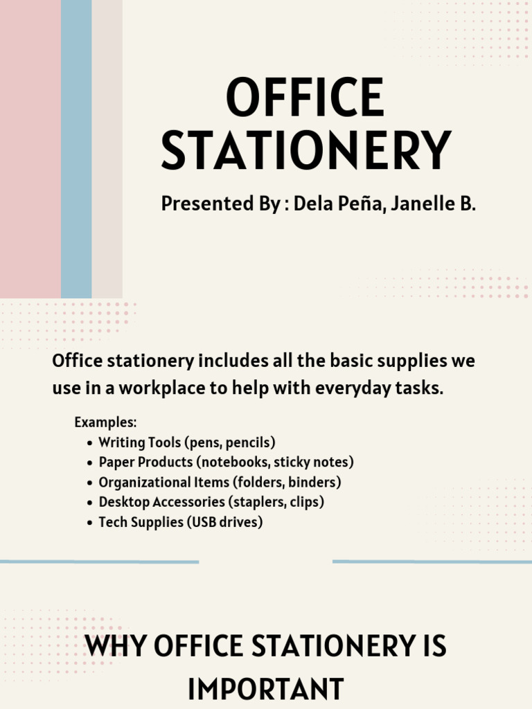 Office Stationery | PDF