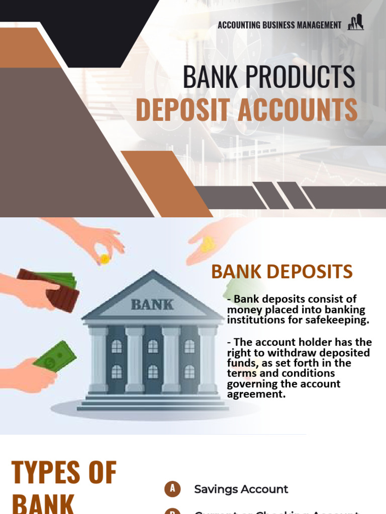 L2. Deposit Accounts PPT | PDF | Savings Account | Banks
